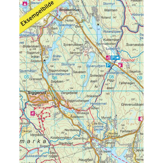 Vandringskarta Oslo Østmark DNT - Kartkungen Sverige AB