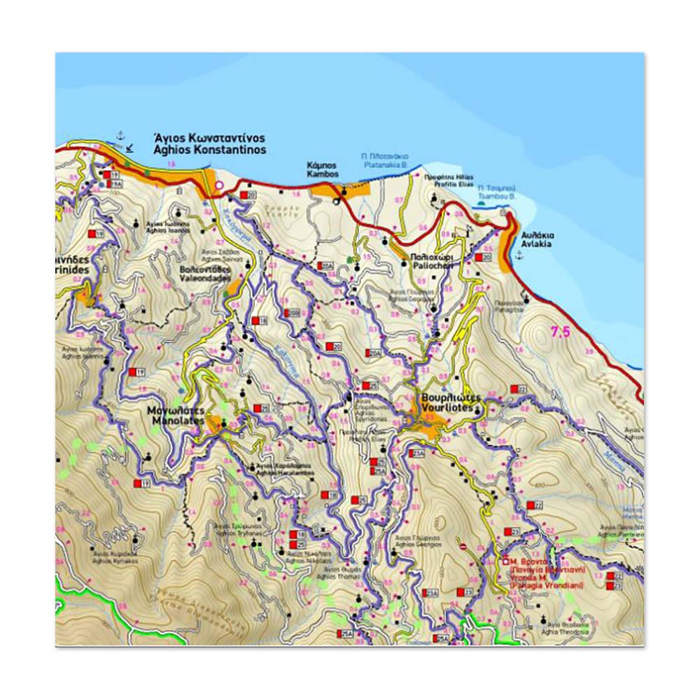 Karta SAMOS Grekland - Kartkungen Sverige AB