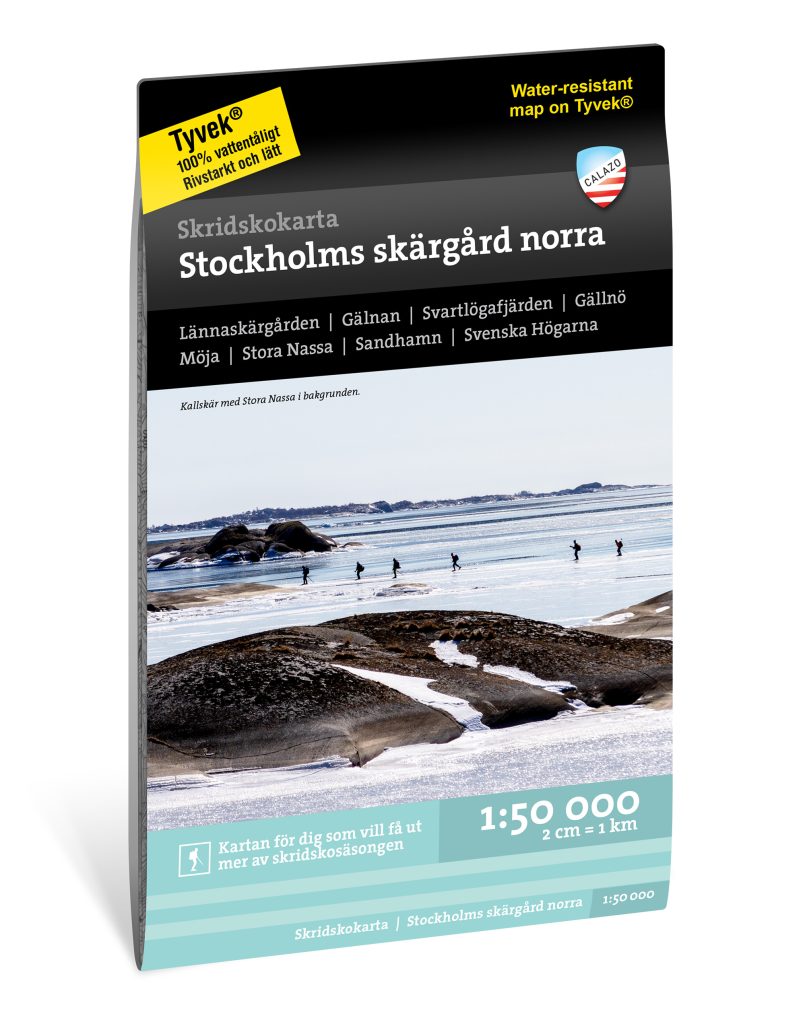 Skridskokarta Stockholms Norra Skärgård Calazo - Kartkungen Sverige AB