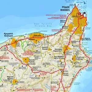 Karta RHODOS Grekland - Kartkungen Sverige AB